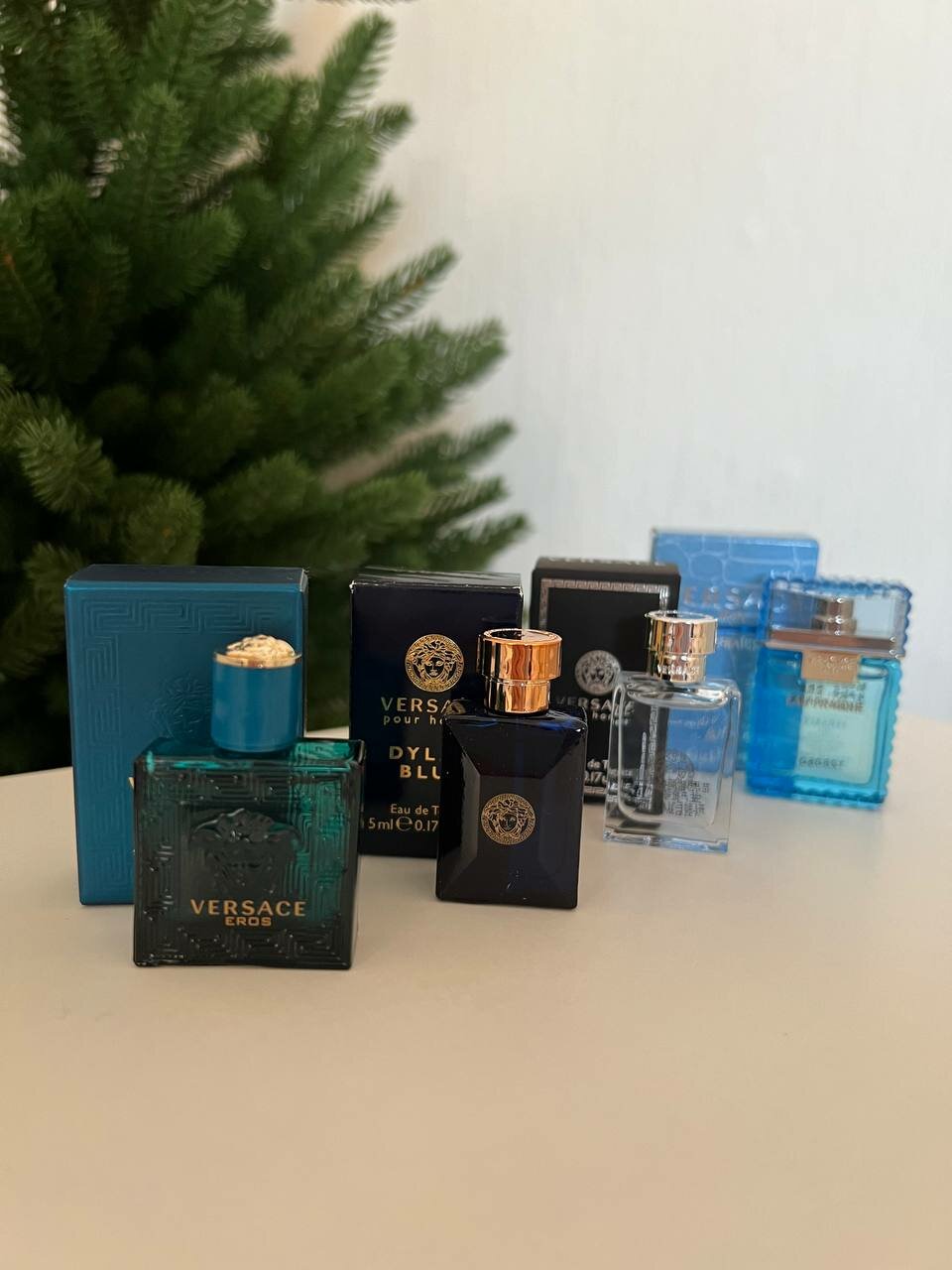 Парфюмерный набор Versace, 5 мл, набор из 4 ароматов, тестер