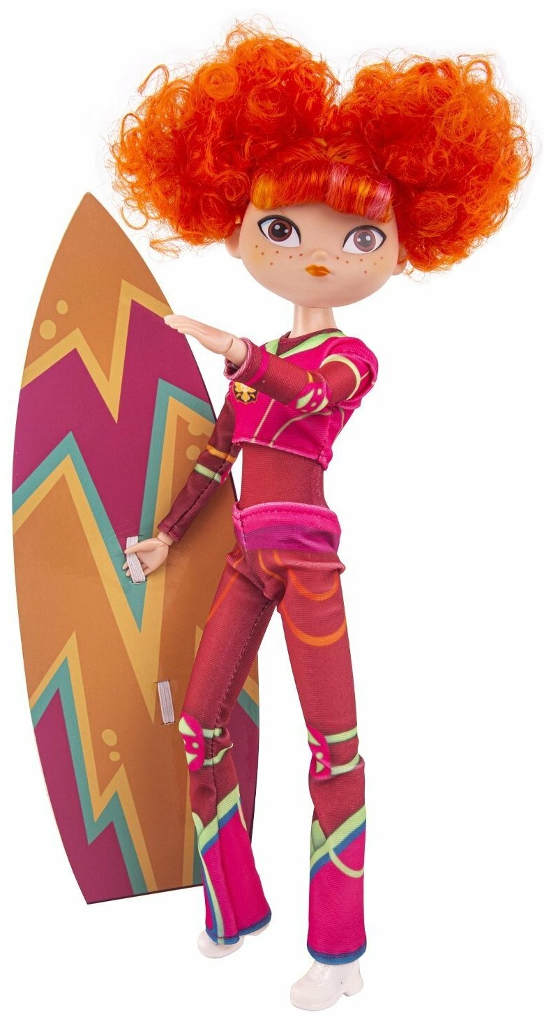 Кукла Gulliver Сказочный патруль Чемпионка по флайтболу Аленка, 28 см, FPFB004 оранжевый