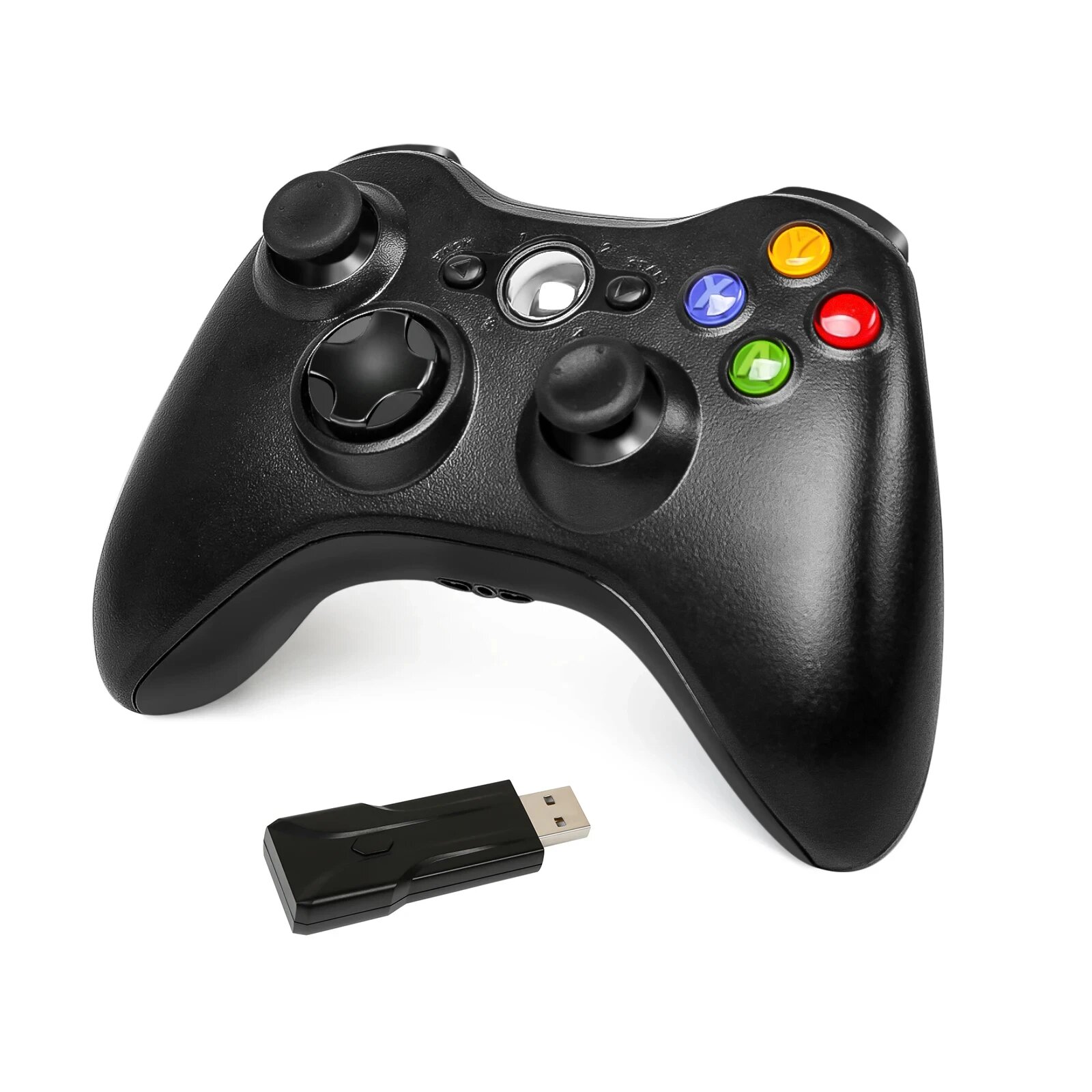 Беспроводной геймпад Xbox 360, черный