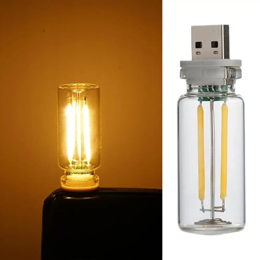 Светодиодная USB лампочка Светло-желтый, Emitting Color: A