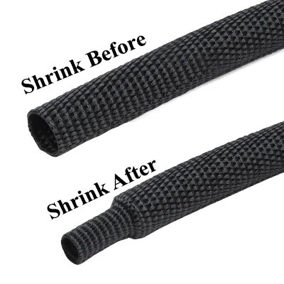 Кабельный рукав нейлон 4-30 мм Black, 1 meter, 4mm