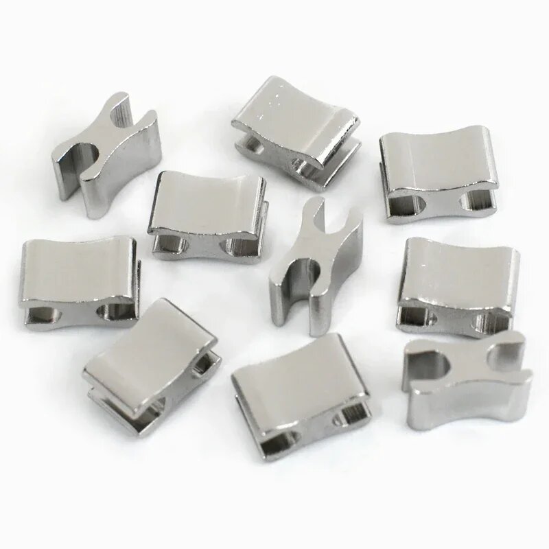 50 шт. Meetee 3 # 5 # Металлический U-образный стопор, ремонтный комплект для молнии, зажим для одежды, нескользящий концевой замок, инструменты, аксессуары для шитья своими руками