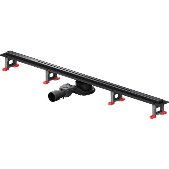 Трап для душа Am.pm W01SC-S11-100-05BM MasterFlow линейный универс затвор Slim line 100см цвет черн мат