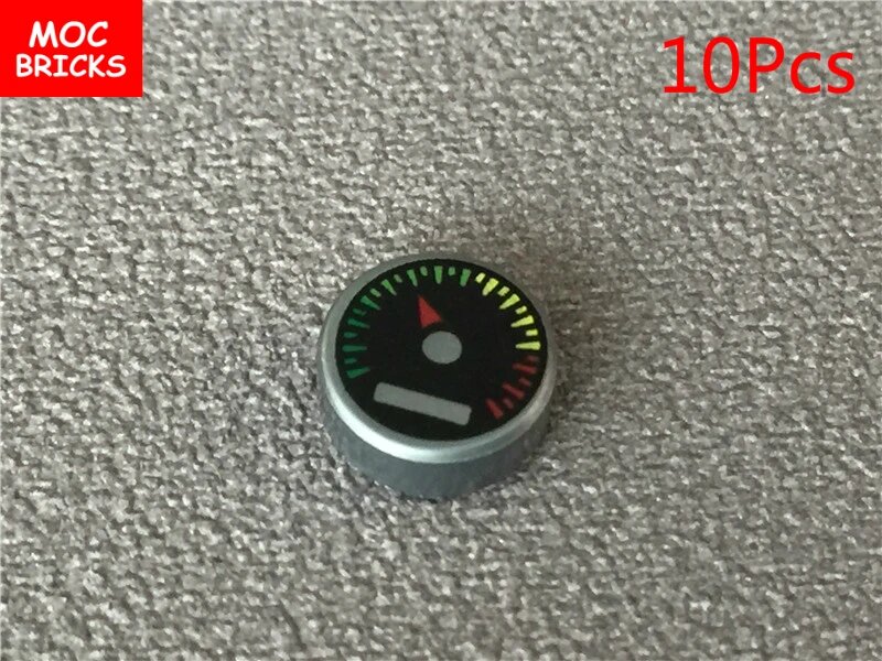 MOC BRICKS Детали для сборки из пластика Красный, D-S-G Gauge 1x1