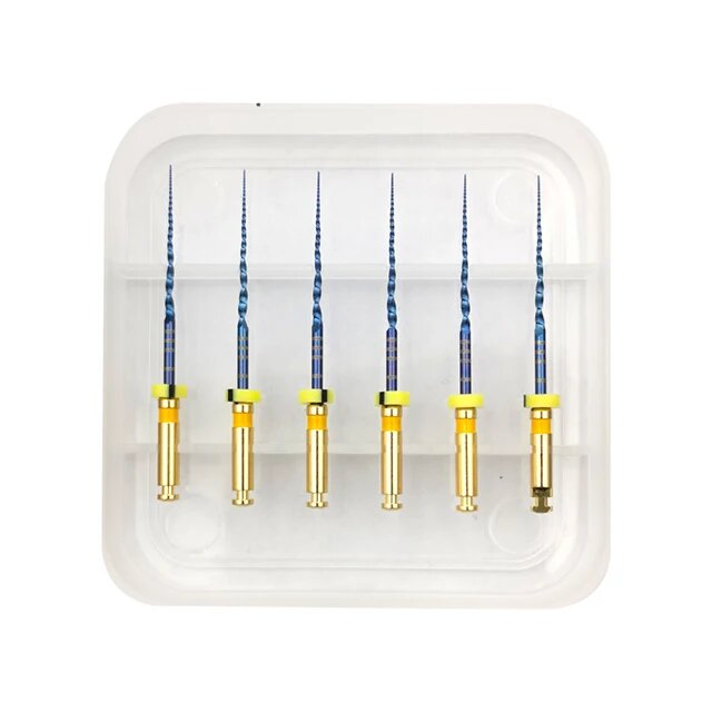 Эндодонтические файлы VDK DENT Dental Pro Next Taper Blue Heat Activation X1 X2 X3 NITI 6 X1 25mm
