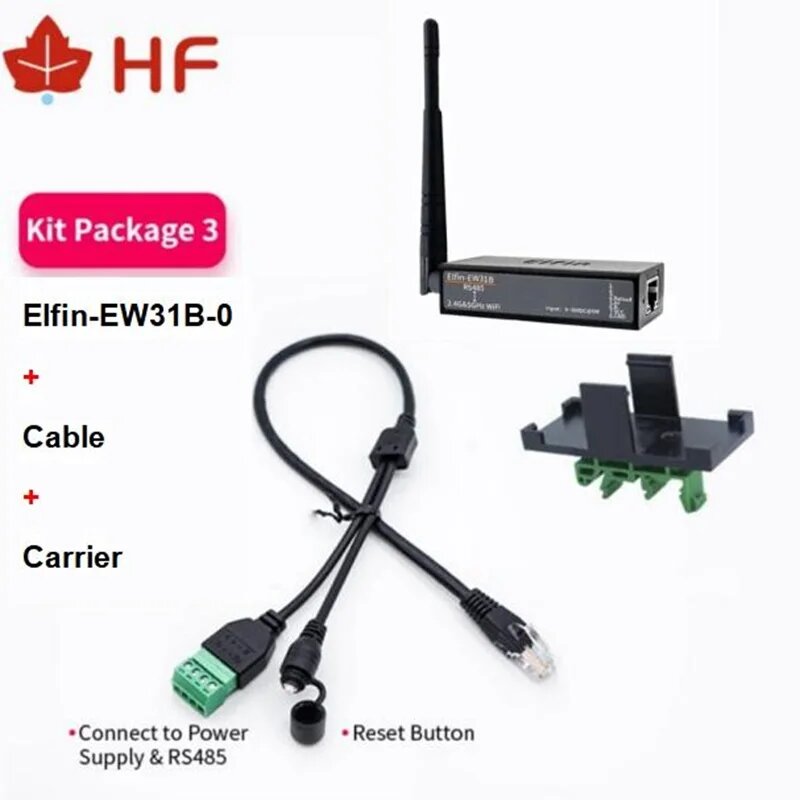 HF HIGH-FLYING Elfin-EW31B WiFi Серийный сервер Elfin-EW31B-0 Kit3