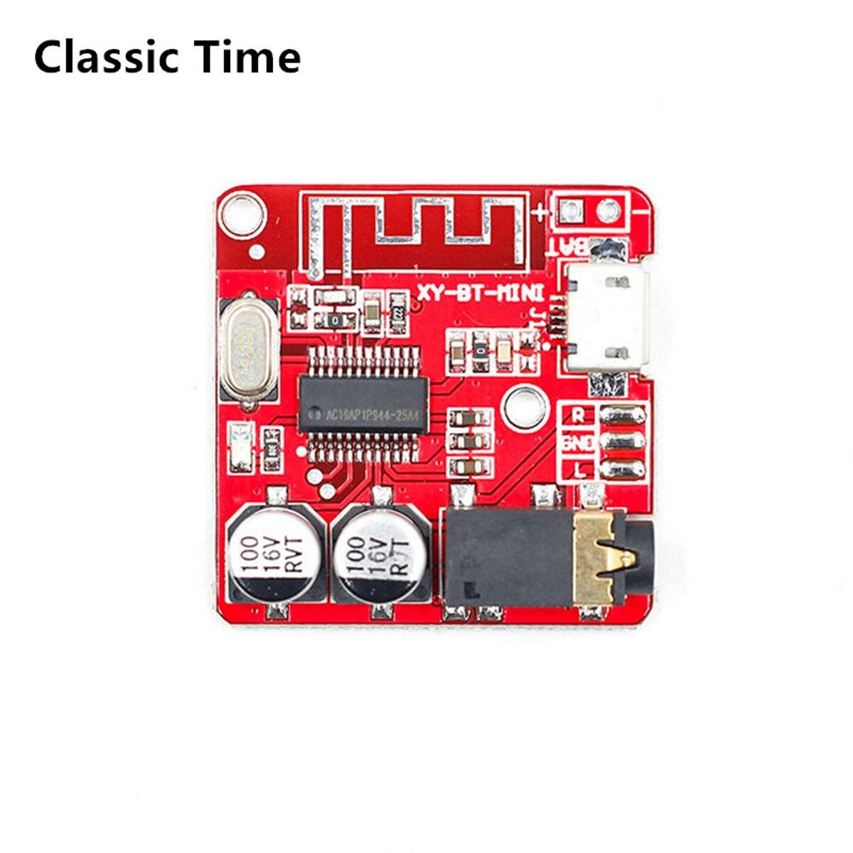 Плата Bluetooth-аудиоприемника Плата Bluetooth 4.1 MP3-декодера без потерь Беспроводной стереомузыкальный модуль 3,7-5 В XY-BT-Mini