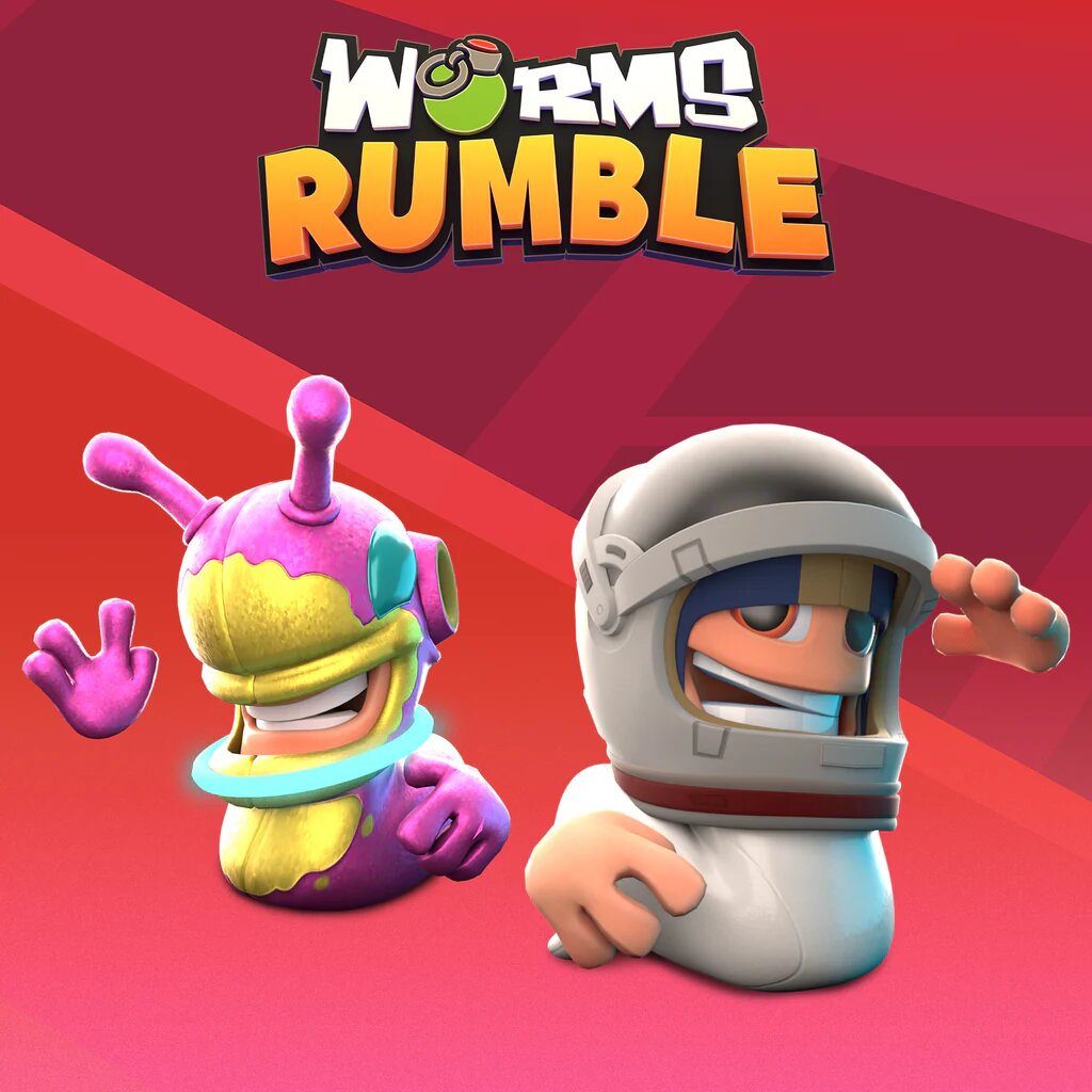 Дополнение Worms Rumble - Spaceworm and Alien Double Pack, цифровое издание PlayStation 4 и PlayStation 5, регион Индия / код пополнения баланса