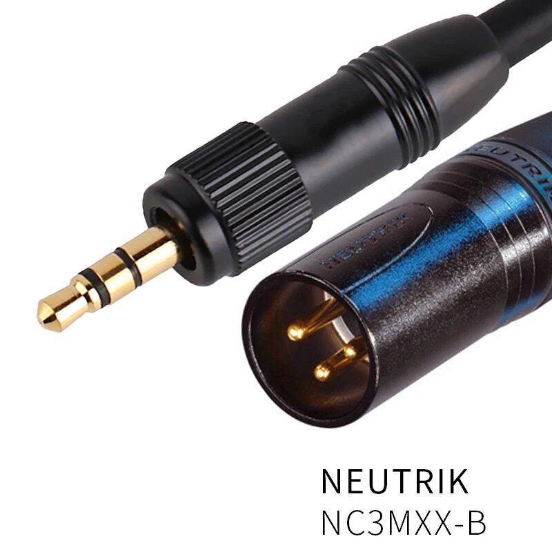 Кабель-переходник Mogami 2944 3,5 мм XLR Purovoz neutrik male-B, 0.2m-0.4m