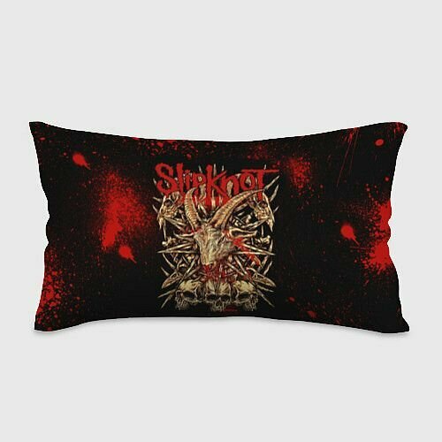 Slipknot red black Прямоугольная подушка