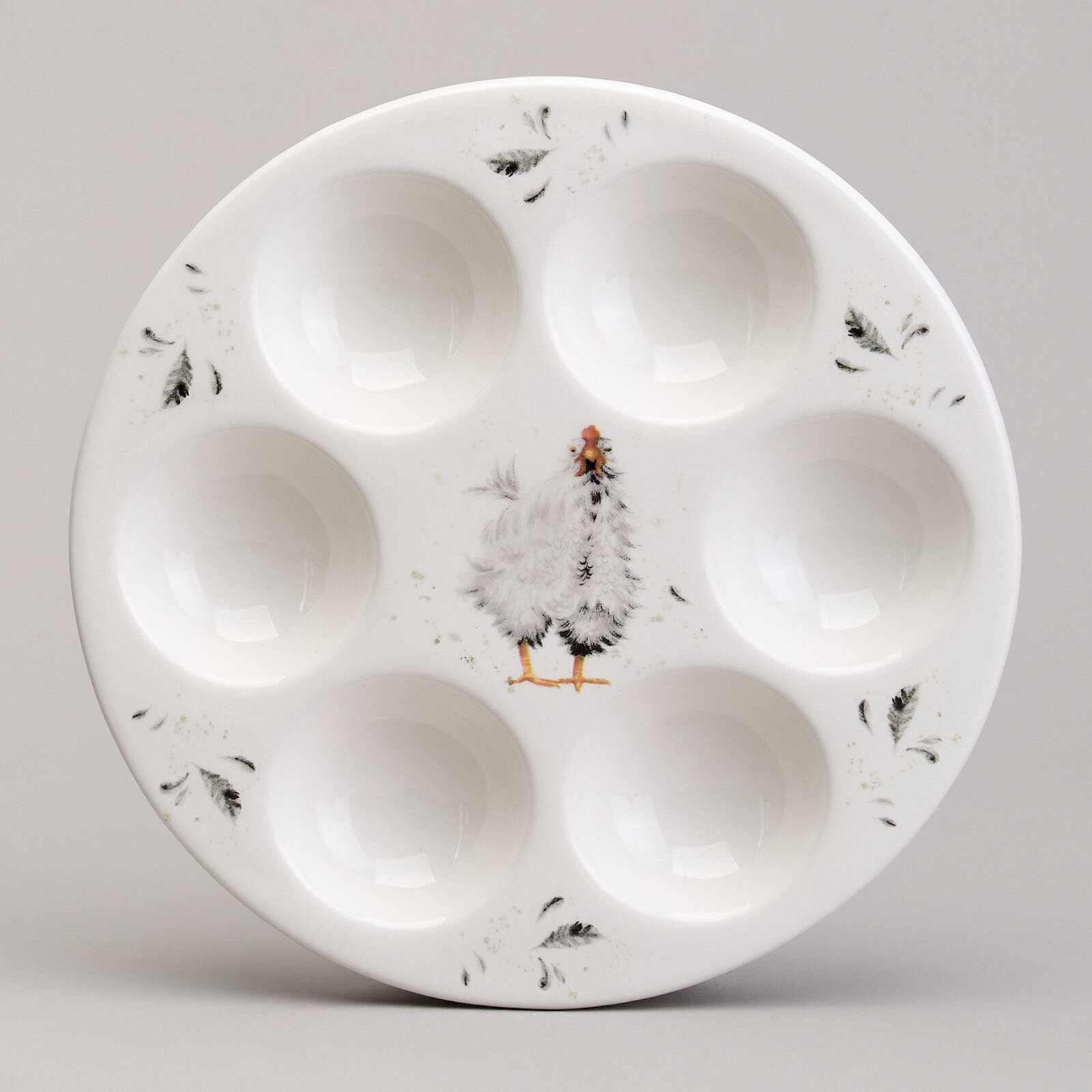 Блюдо на 6 яиц lefard funny hens 18*18*2,5 см KSG-358-2292