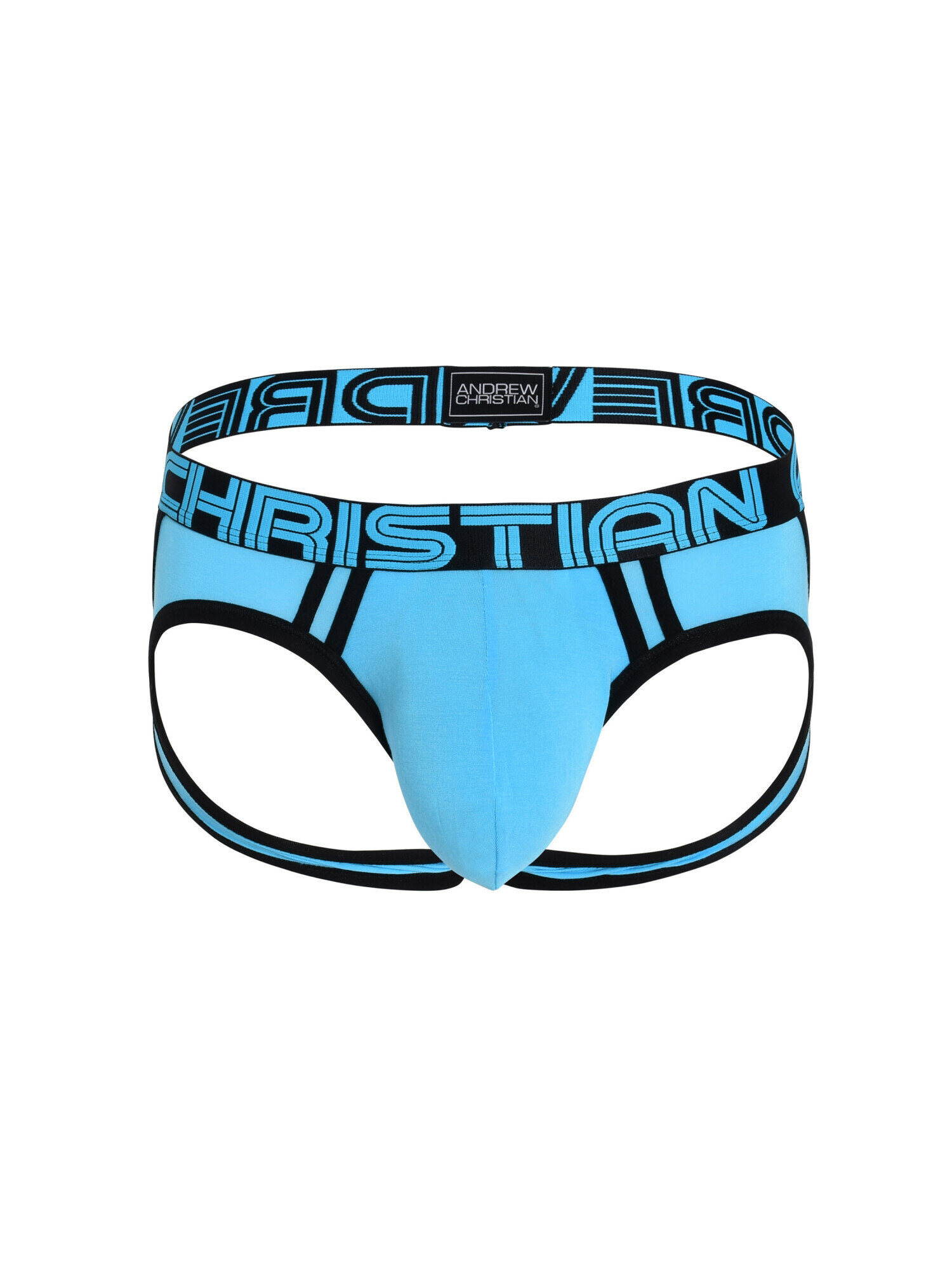 Трусы-джоки "Show-It CoolFlex Modal Active Jock - Aqua" / Andrew Christian / Голубой / Размер S