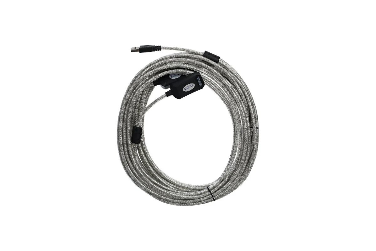 VCOM USB2.0-repeater активный удлинительный кабель Am-Af 15 м VUS7049-15M для передачи