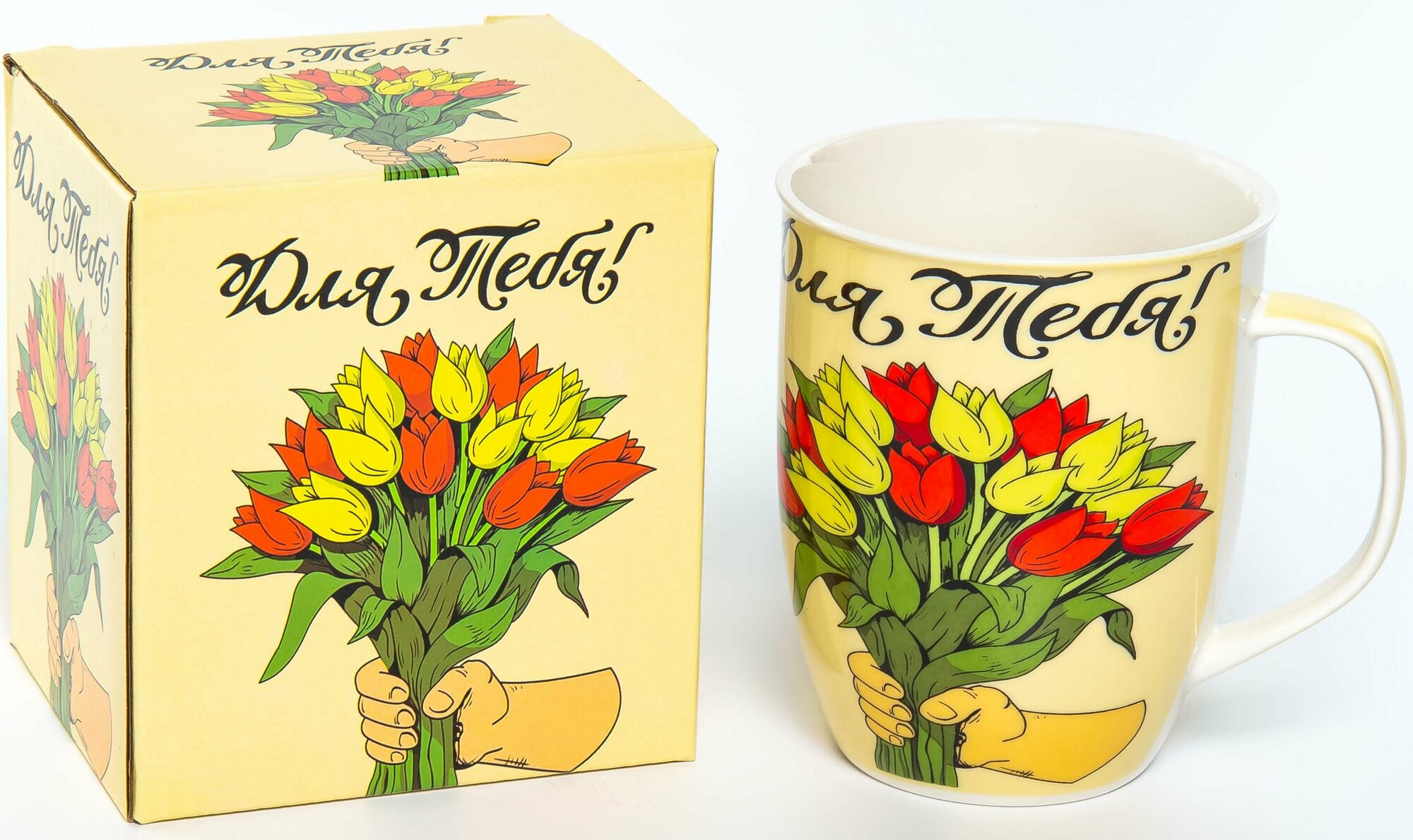 Кружка Olaff 135-08027, 350 мл, NEW BONE CHINA, для СВЧ и посудомойки