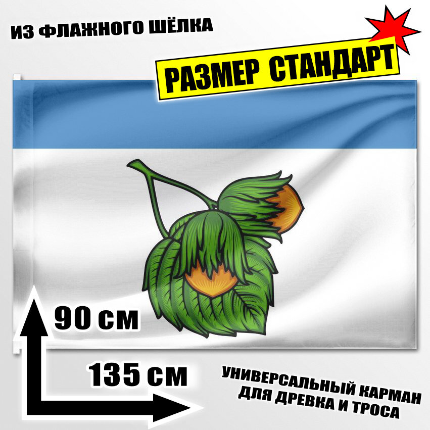 Флаг Орехова-Борисова Северного 135x90 см.