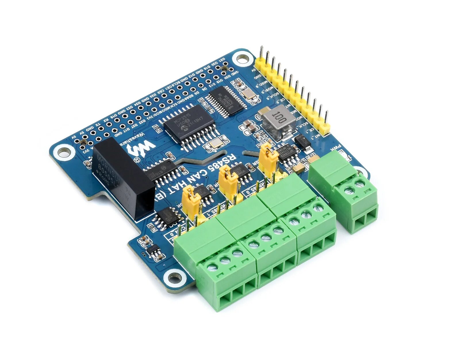 Waveshare RS485 CAN HAT (B) для Raspberry Pi — фото 1
