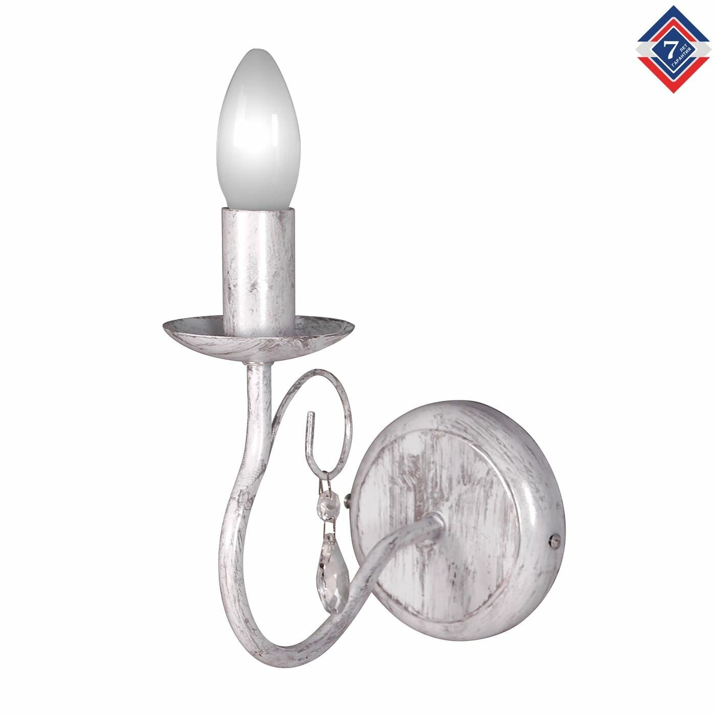 Бра настенные классика белый с серебром Петрасвет Россия S1212-1