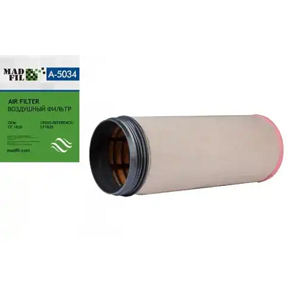 MADFIL A5034 фильтр воздушный cf1820, -5490