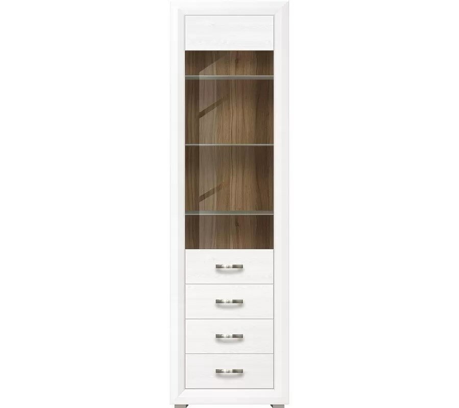BRW Шкаф с витриной Мальта REG1W3S