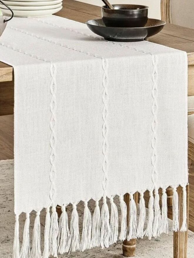 Гребенной хлопок дорожка для стола