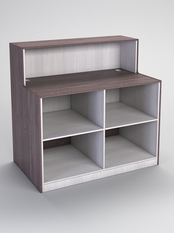 Барная стойка "стайл" №2-2, Ясень Анкор светлый и Ясень Анкор темный