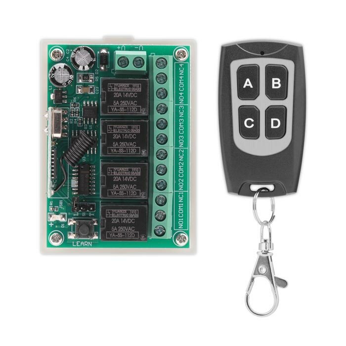 Радиореле с брелоком AK-RK04S-II