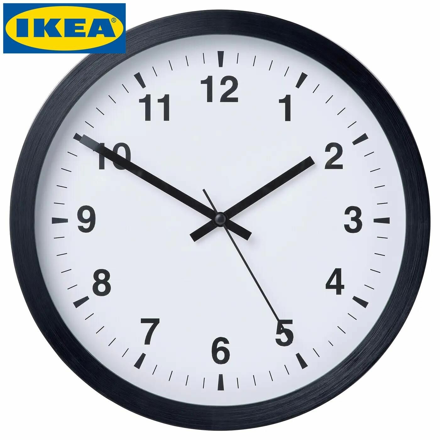 IKEA Настенные часы, 28 см х 4 см