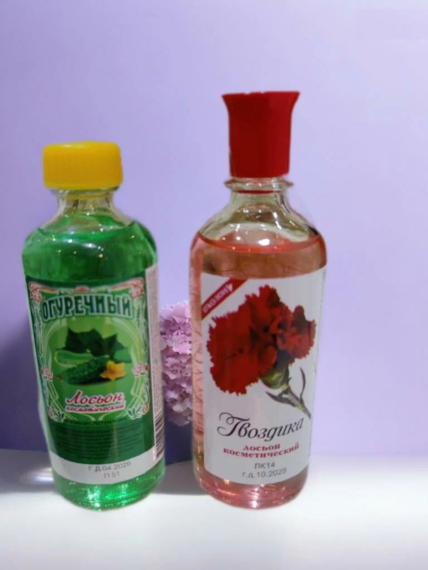 Комплект 78, Лосьон "Огуречный"+ лосьон "Гвоздика"