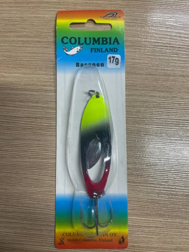 Блесна колеблющаяся с дополнительным лепестком Columbia 17г, 100мм