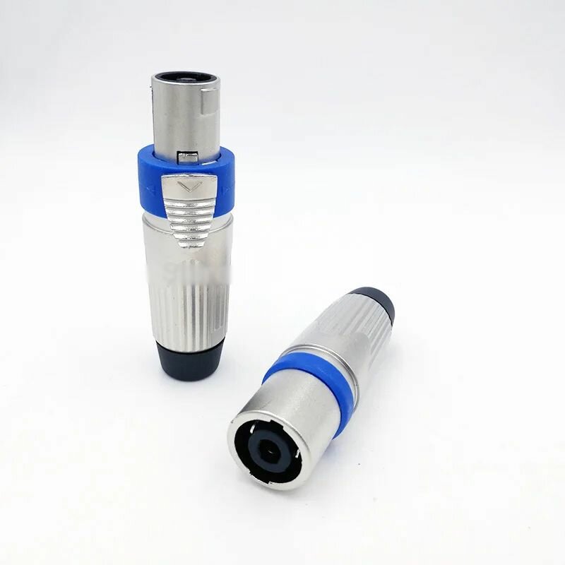 Металлический разъем 4pin мужской женский разъем аудио усилитель разъем питания powercon разъемы