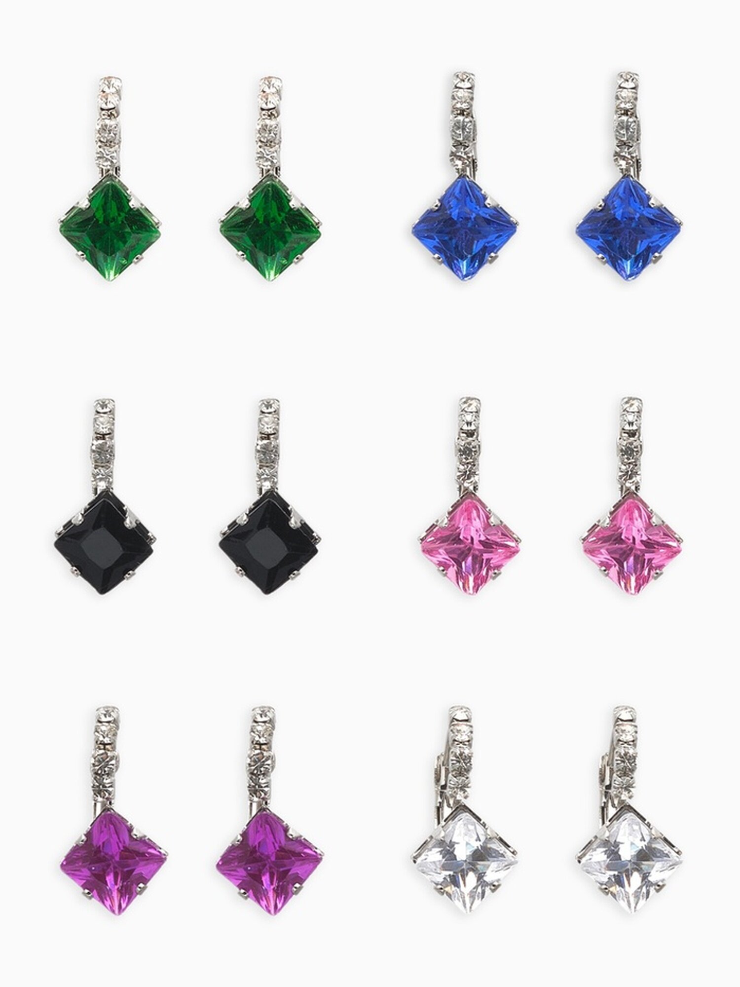 Серьги конго, стекло