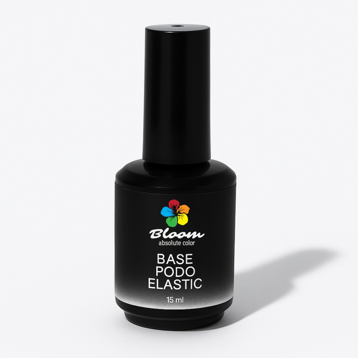 Каучуковая база для гель-лака Bloom Base Podo Elastic прозрачная 15 мл