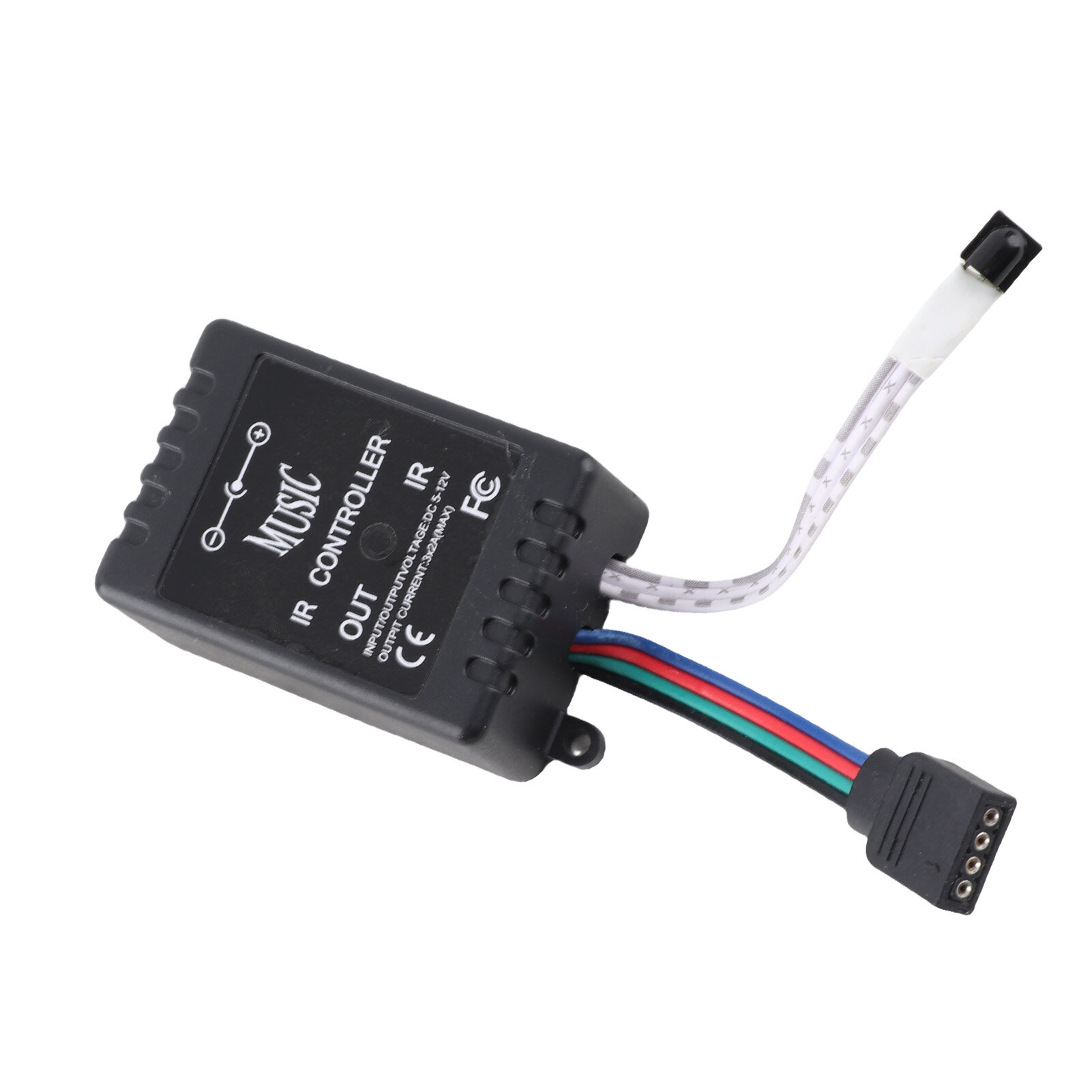 Контроллер LED: Сенсор Звука И 20 Кнопок С Пультом IR Для Управления RGB Лентой - Автоматическая Смена Цветов Под Музыку Для Клубов И Домашних Кинотеатров