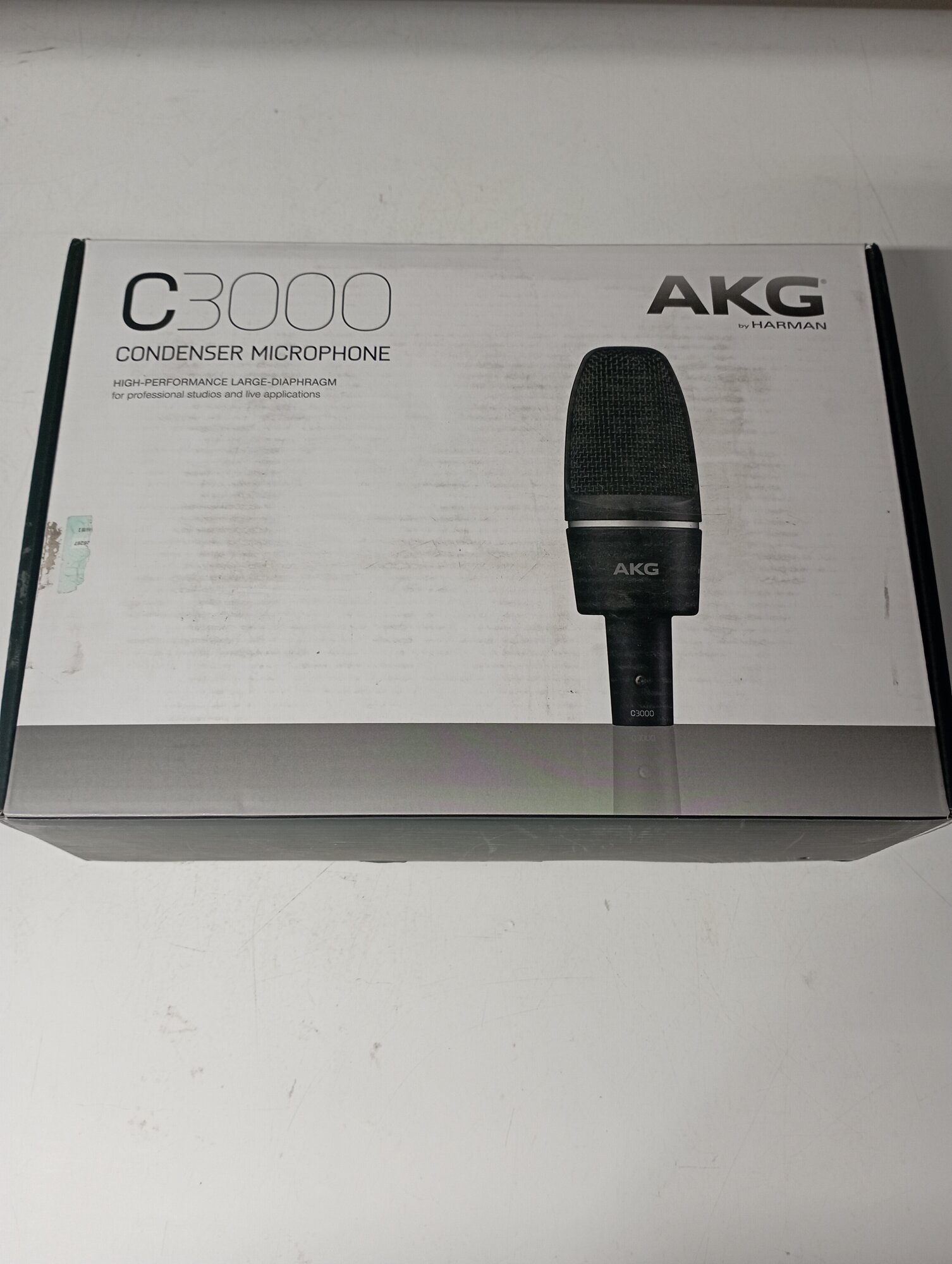 Микрофон проводной AKG C3000, разъем: XLR 3 pin (M), черный