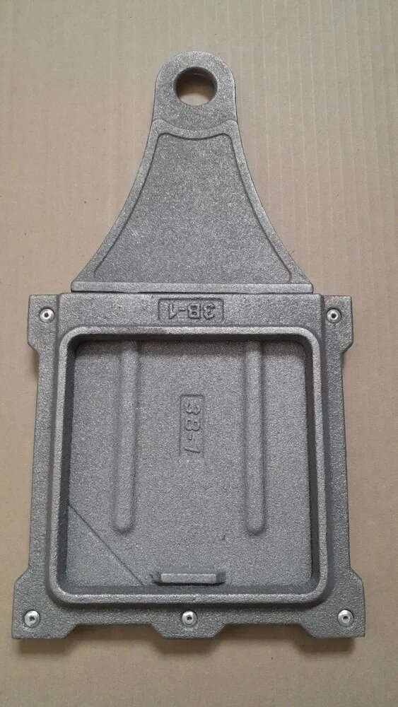 Задвижка печная чугунная Рубцовск ЗВ-1 (130х130х340 мм) для печи и камина