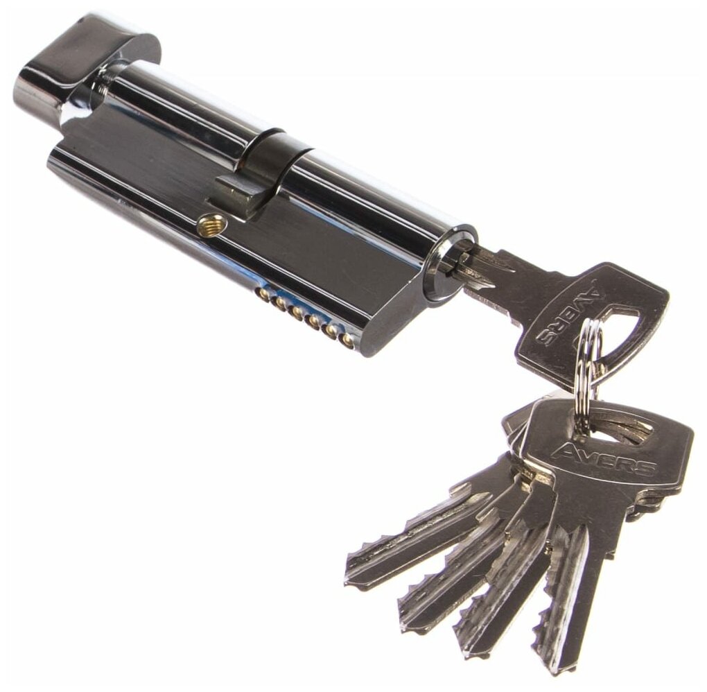 Цилиндровый механизм Avers Zc-80-c-cr 21980 цвет хром, 40 х 40 мм