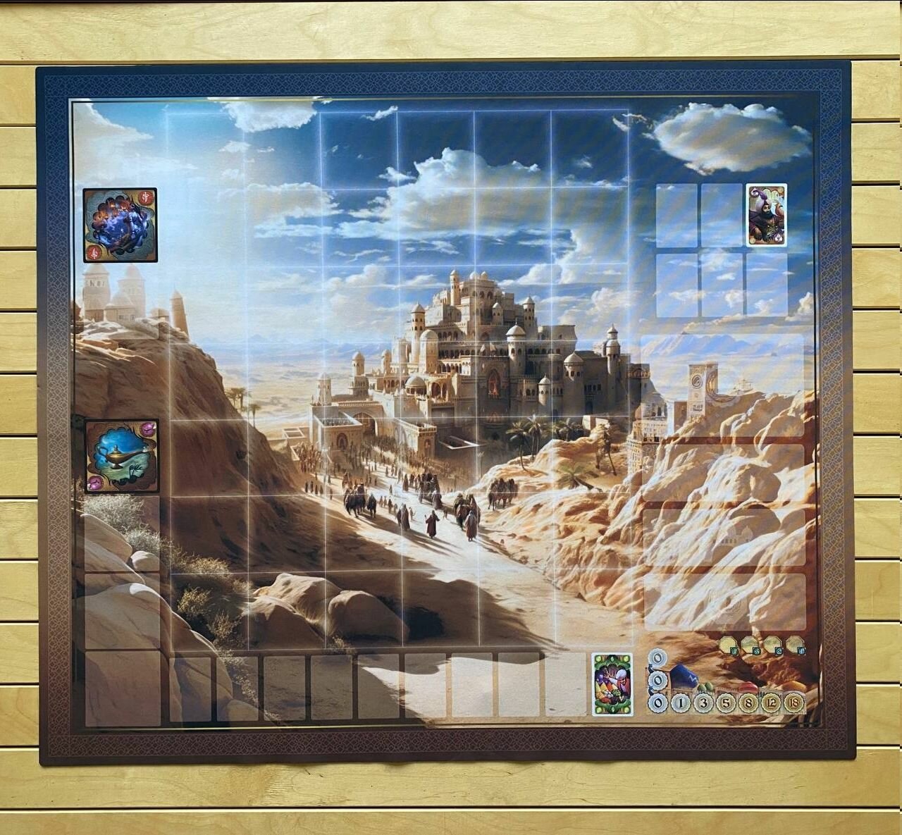 Поле из неопрена к игре "Пять племен" (все допы), светлое