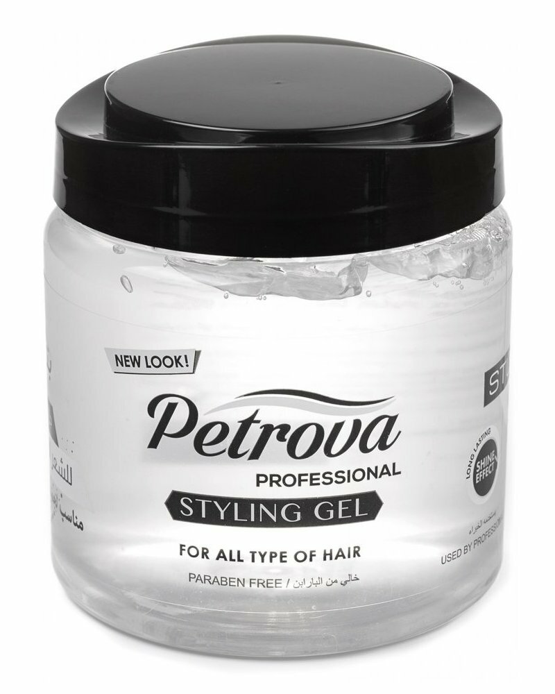 Petrova Professional Styling Gel - Wet Look Профессиональный стайлинг-гель для укладки волос "с эффектом мокрых волос" 800 мл.