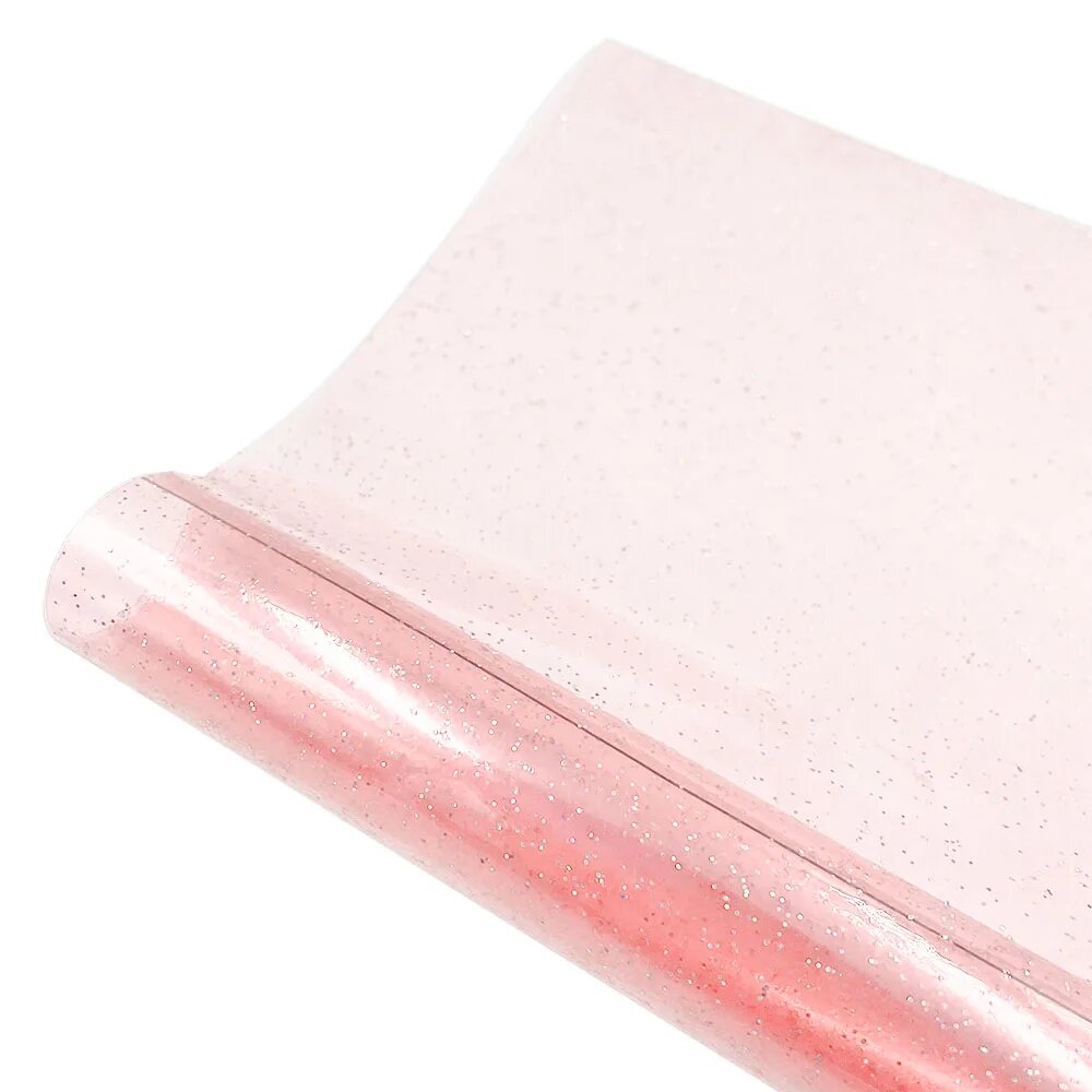 Прозрачный Блестящий ПВХ Желейный Винил Из Искусственной Кожи, Водонепроницаемый Лист Для Рукоделия/рулон Для Бантов
