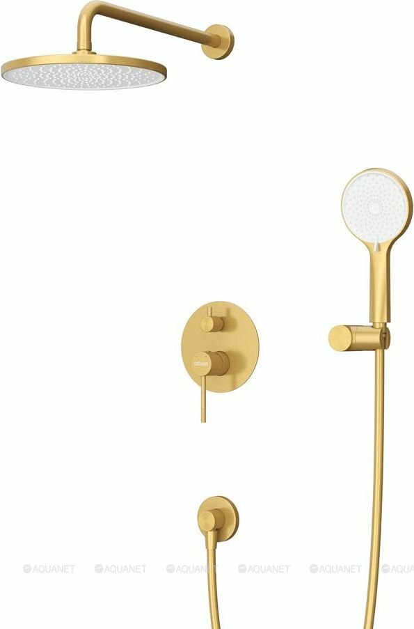 Душевой комплект Cezares Relax RELAX-DSET-BORO брашированное золото (с внутренней частью)