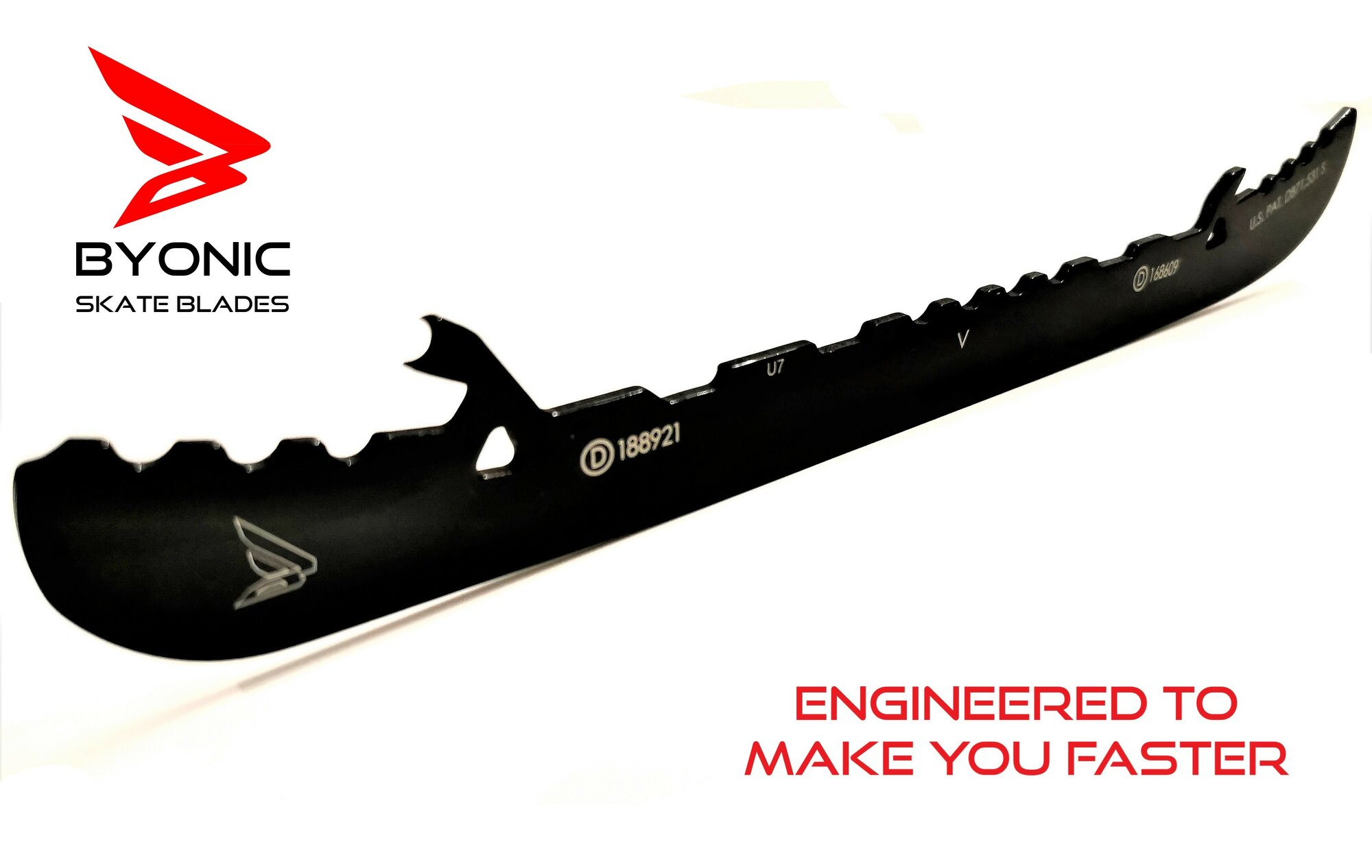 Хоккейные лезвия для коньков BYONIC MULTI-FLYTE PRO-X POLISHED DLC, M6