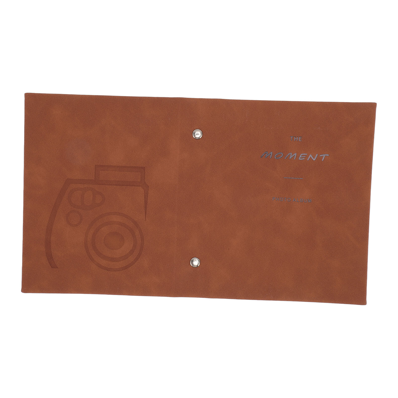 Фотоальбом 2x3, 3 дюйма, 64 кармана, держатель для фотокарточек, бархатная обложка, универсальный фотоальбом для мгновенной фотокамеры Mini12, 11, 9, 8, коричневый