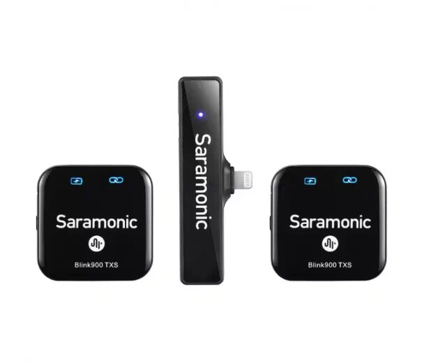 Радиосистема Blink900 S4 (TX+TX+RXDi) приемник + 2 передатчика, разъем Lightning