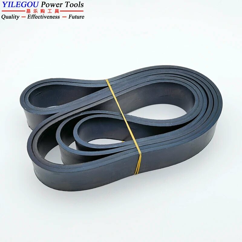 2 резиновых ленты для ленточной пилы 20 дюймов. Защитное Резиновое кольцо диаметром 500 мм, колесо прокрутки ленточной пилы. (Ширина 34 мм, толщина 4 мм) Black (2 pieces)