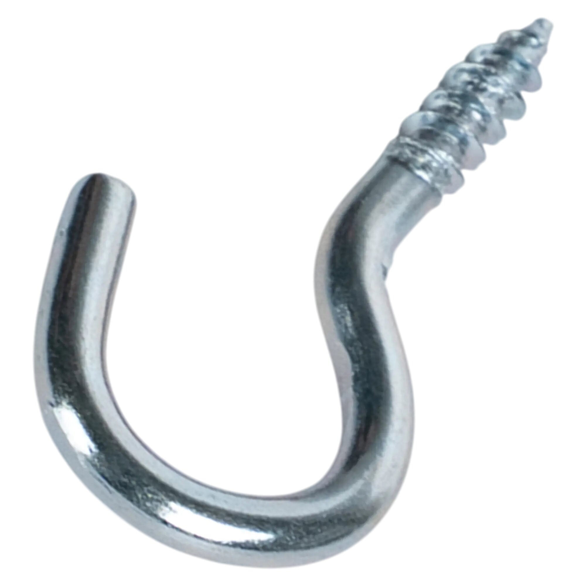 Шуруп-крюк 3x10 мм из оцинкованной стали набор 15 шт для крепления мебели и интерьера