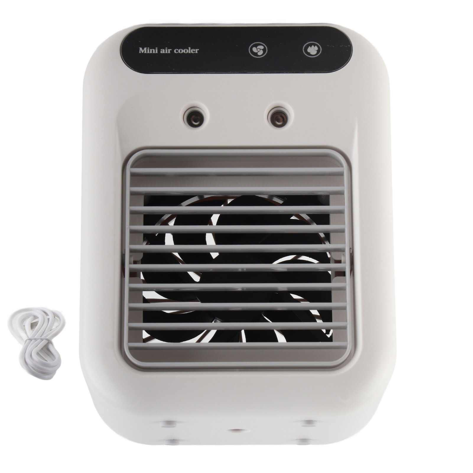 Настольный Вентилятор Водяного Охлаждения Mini 2 Speed Table Humidification Air Cooler для Дома, Спальни, Офиса