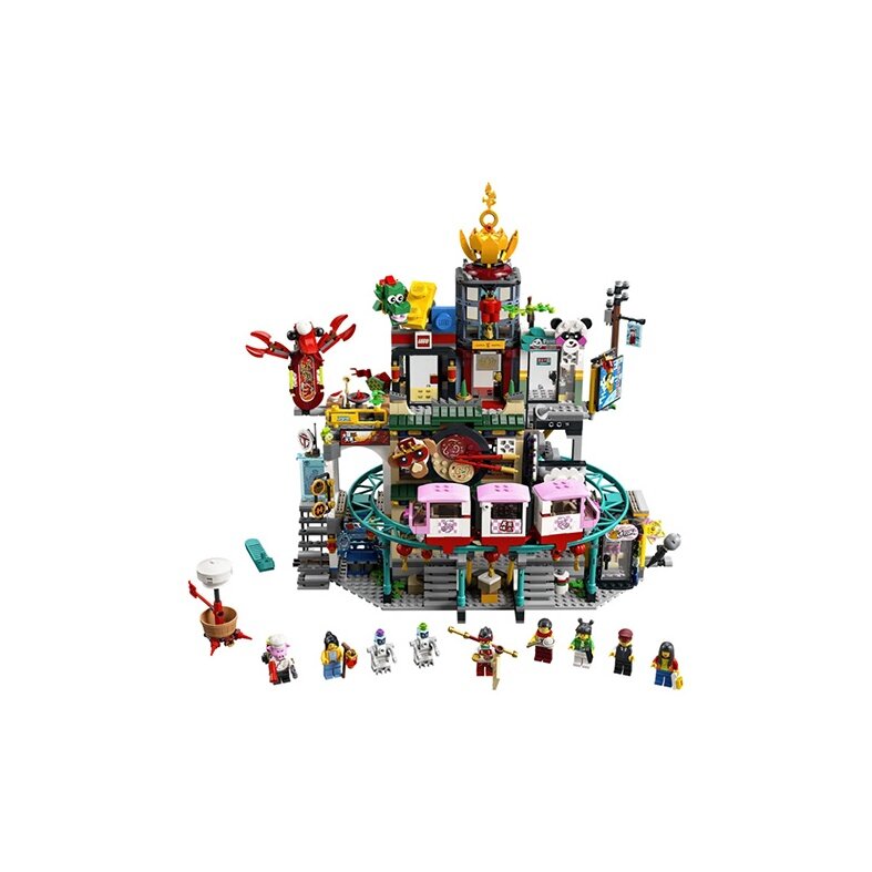 LEGO Little Monkey King Collection Orchid City Plastic Building Blocks 2187pcs 80036 null