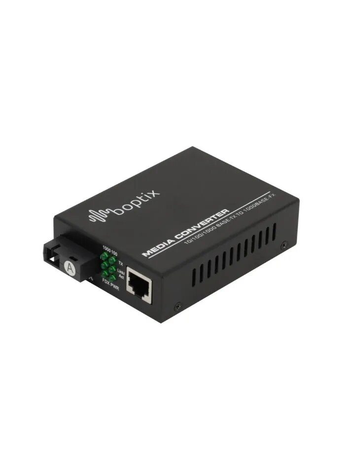 Медиаконвертер B-OptiX BO-CVT-1000A-LFP 10/100/1000-Base-T / 1000Base-FX, Tx/Rx: 1310/1550нм, LFP