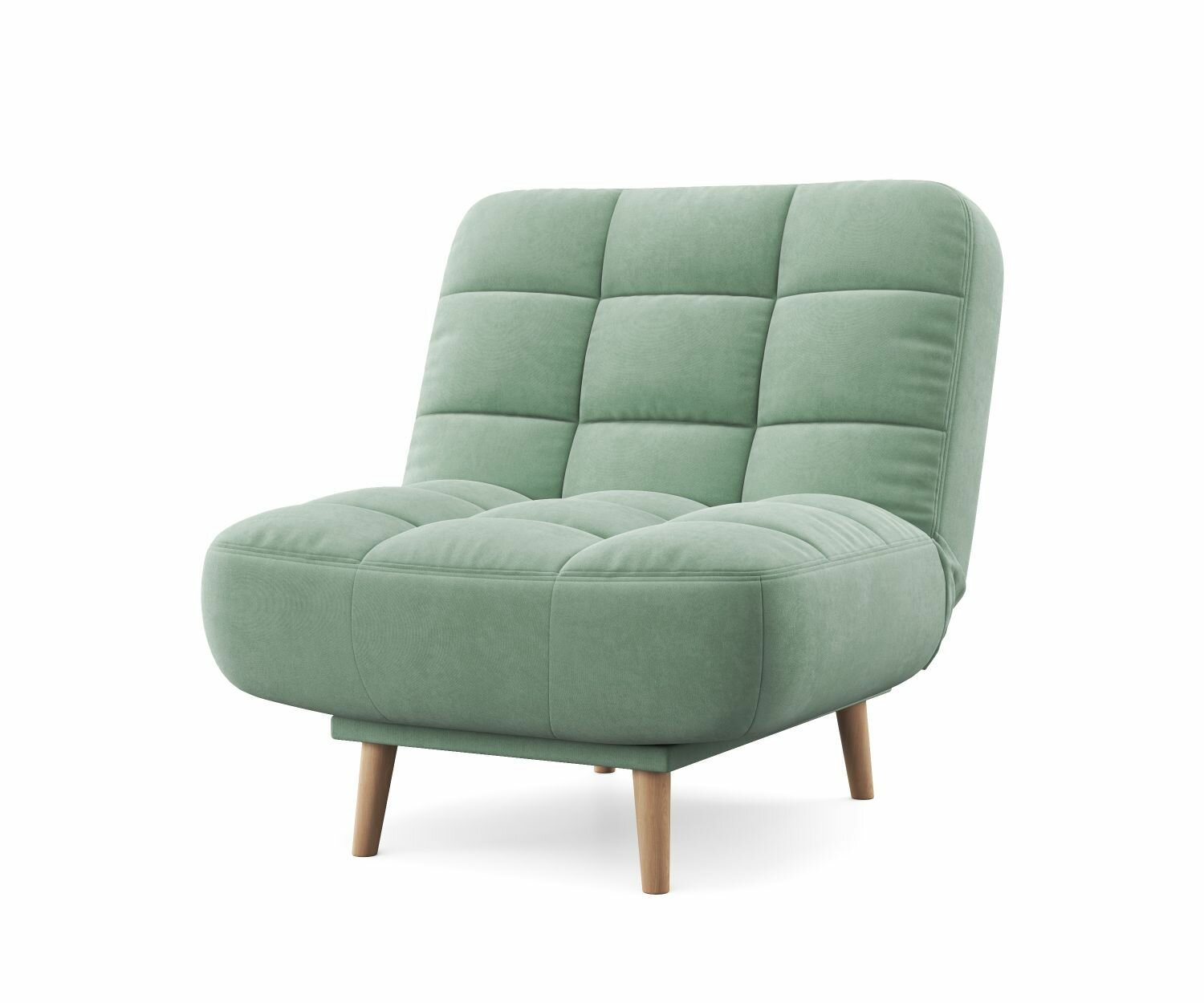 Кресло кровать раскладное Бадди книжка 100x98х97, светло-зеленый мелиса 17