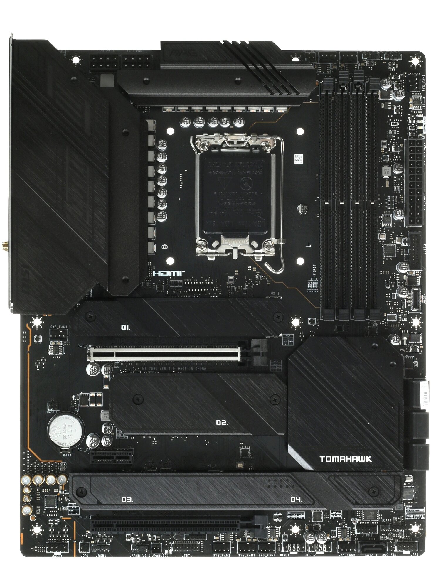Материнская плата ATX MSI MAG Z790 TOMAHAWK WIFI, AM4, DDR4 x4